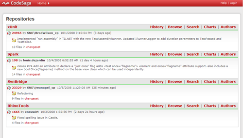 Coding Instinct: CodeSaga - The TFS & Subversion Storyteller